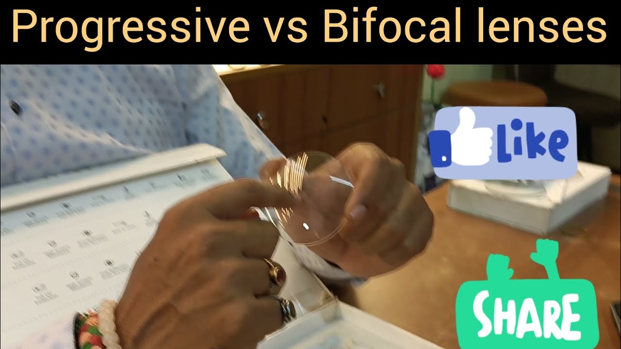 progressive vs Bifocal lenses/ how it works/ difference between lenses ...