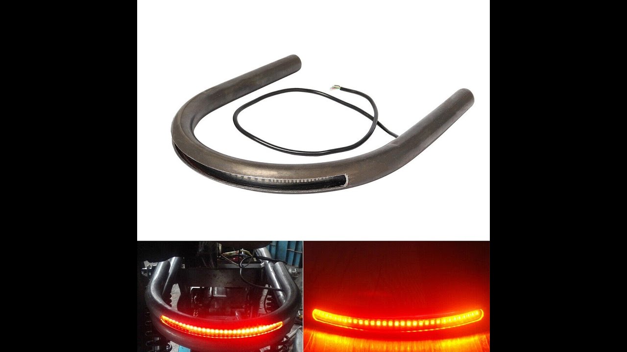 175/210/230mm + Turn Light Luggage Rack Rear Seat Loop Frame Hoop Brat ...