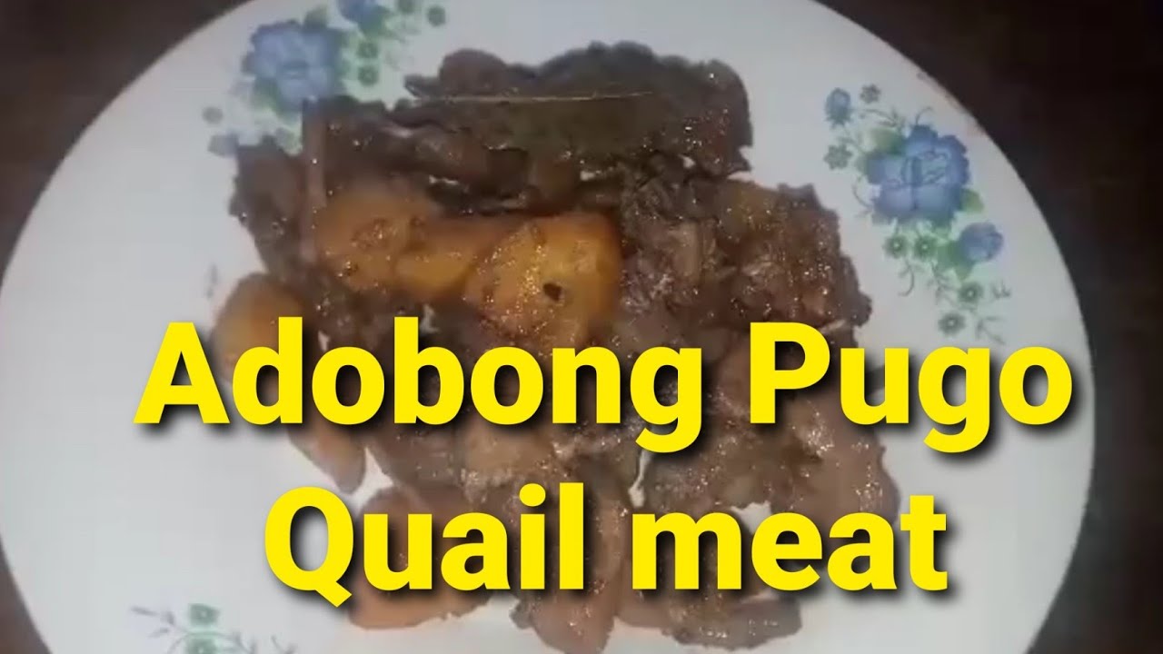 Adobong pugo | Quail meat | recipe . English subtitle - YouTube