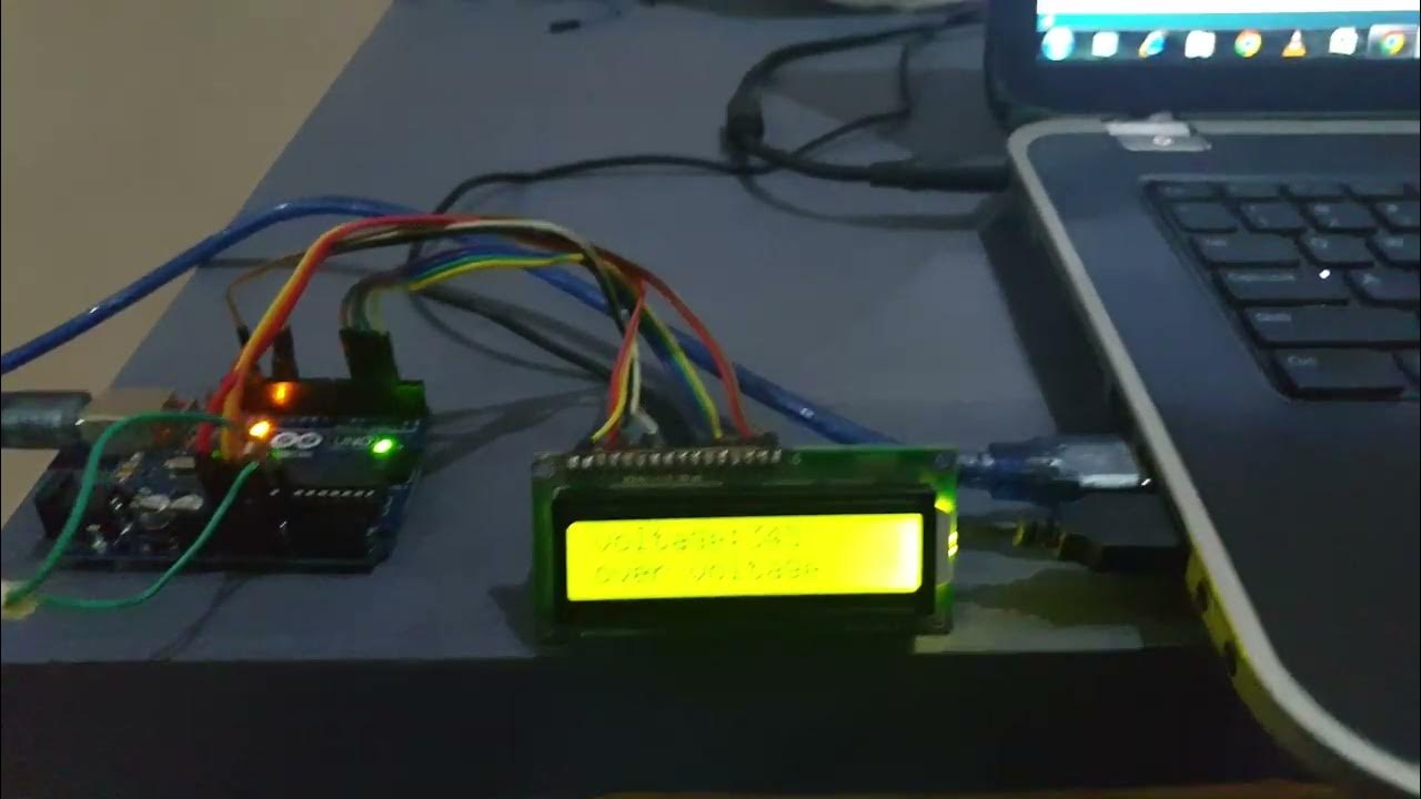 digital voltmeter and voltage measurement and over voltage protection circuit using arduino uno ...