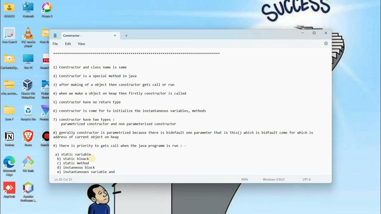 Constructor in Java || Object oriented Programming || Java - YouTube
