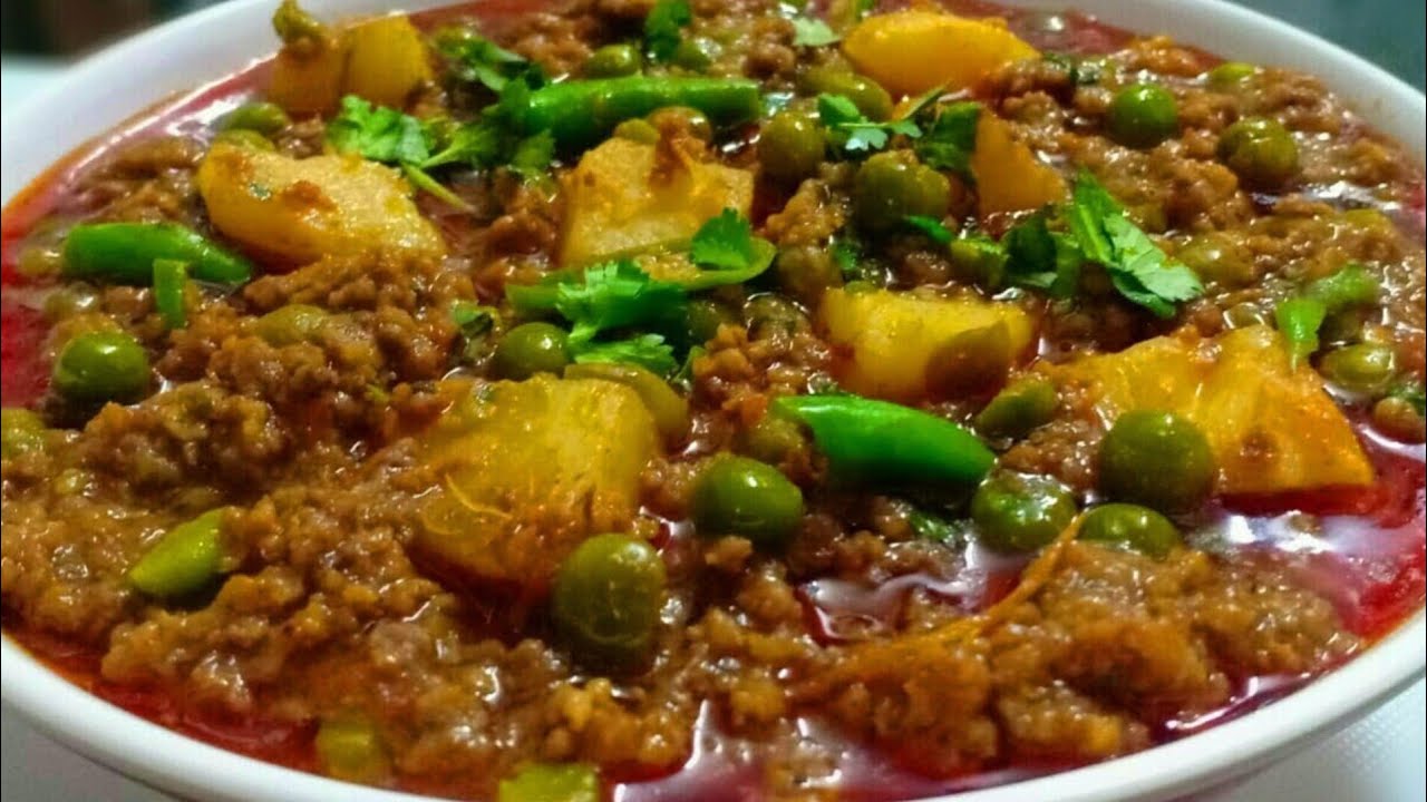 Keema Matter Recipe |Beef Mince with Peas and potatoes | by your ...