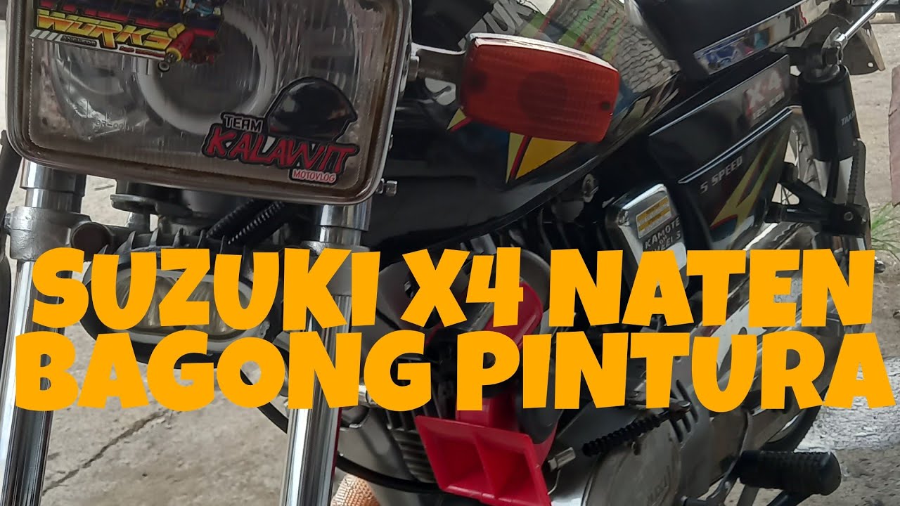 SUZUKI X4 repaint using anzahl paint and k92 topcoat - YouTube