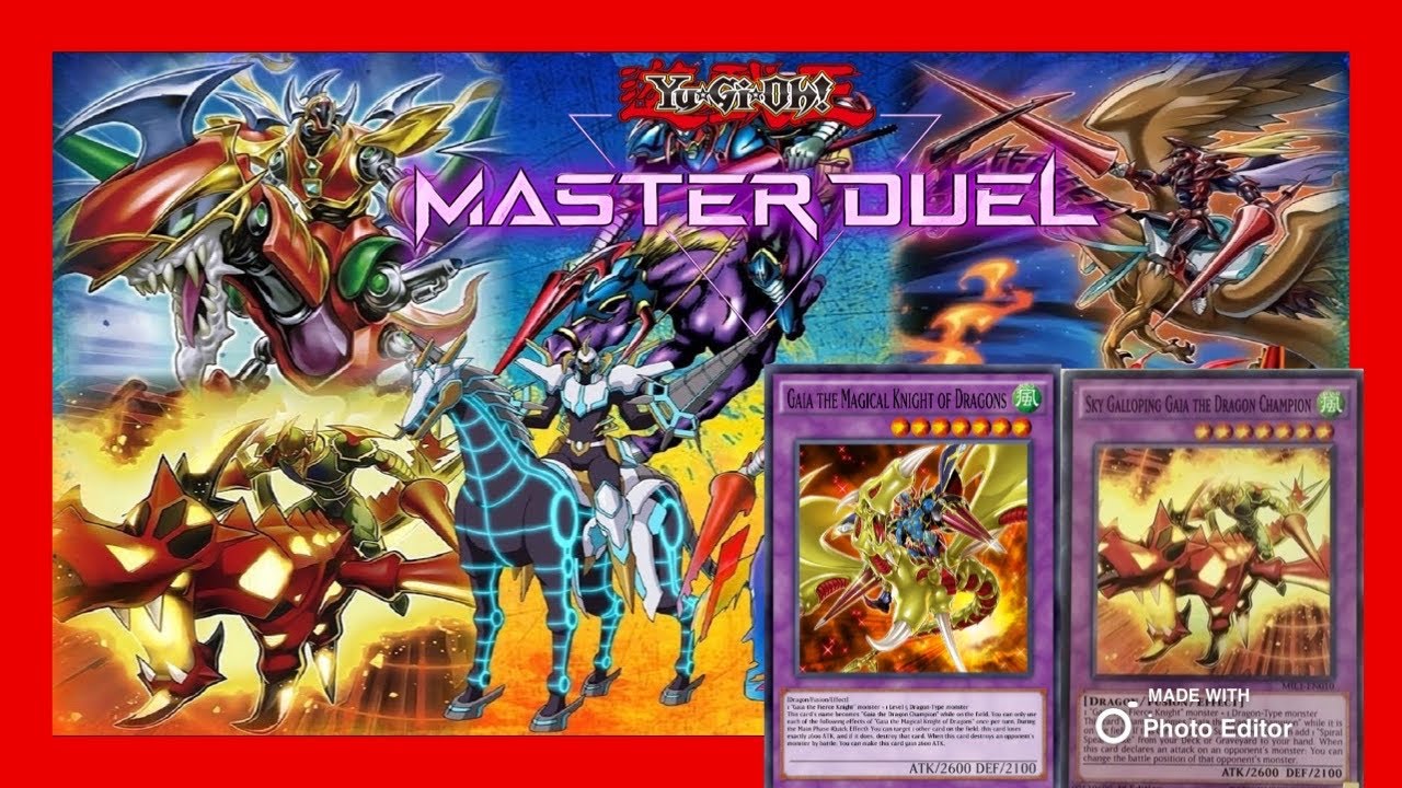 No1 GAIA DRAGON KNIGHTS OTK DECK 💯 PLATINUM RANKED [Yu-Gi-Oh! Master ...