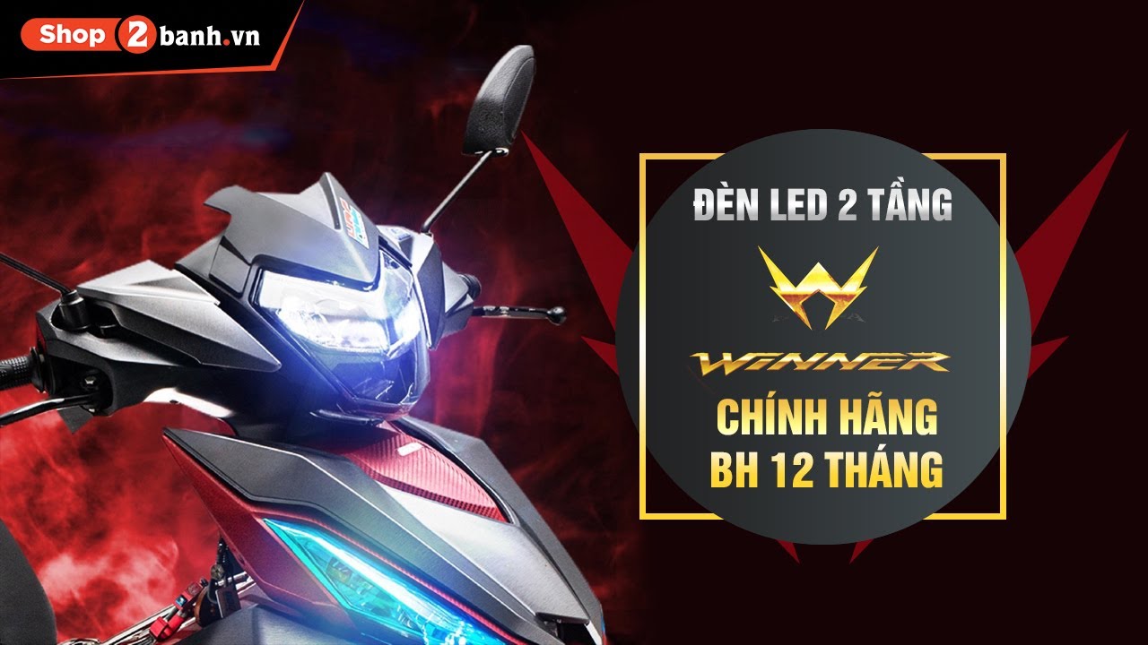 Đèn led 2 tầng Zhipat cho Winner 150 – Sáng gấp 3 lần zin - YouTube