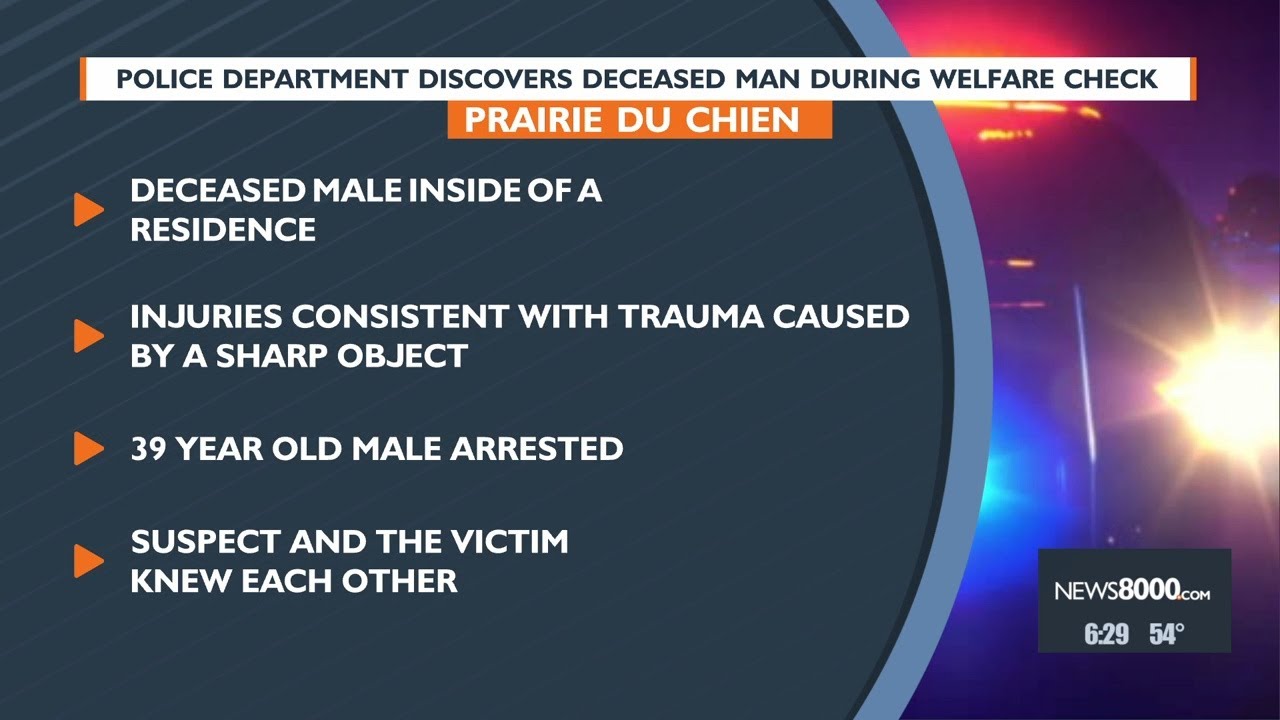 Police Department Discovers Deceased Man During Welfare Check - YouTube