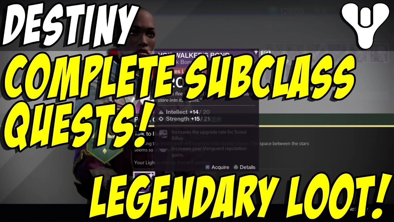 How To Complete Subclass Quests in Taken King! #Destiny - YouTube
