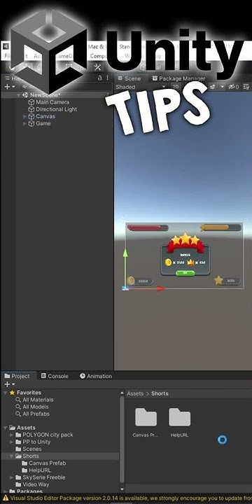 Avoid this canvas mistake | UnityTips #2 | #shorts - YouTube