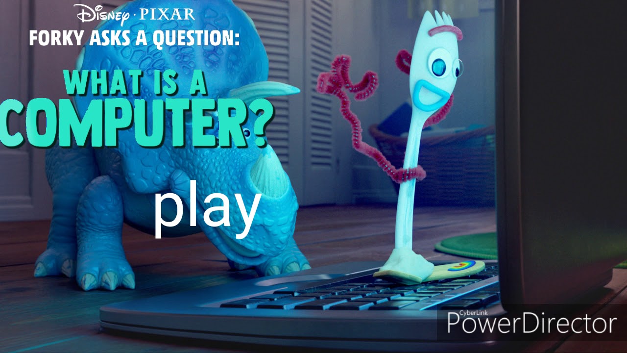 Forky asks a question what is a computer dvd menu - YouTube