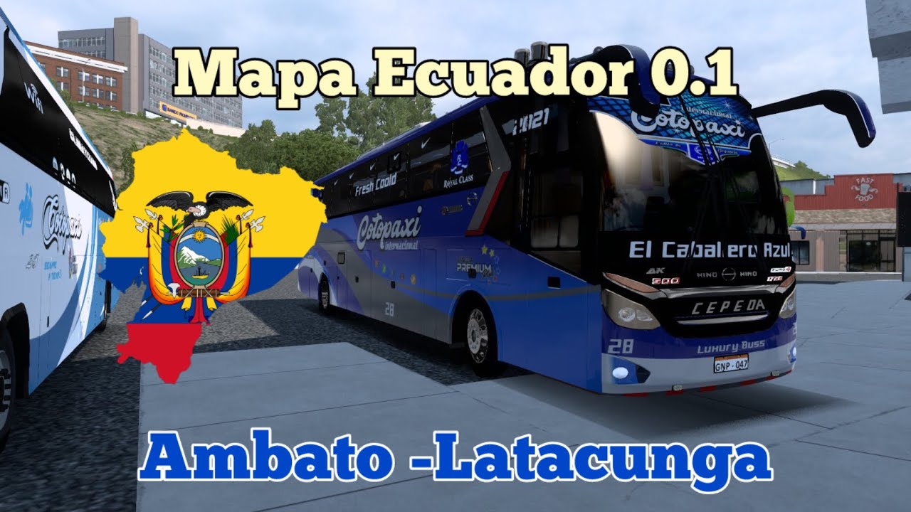 AMBATO - LATACUNGA - MAPA ECUADOR 0.1 PV - YouTube