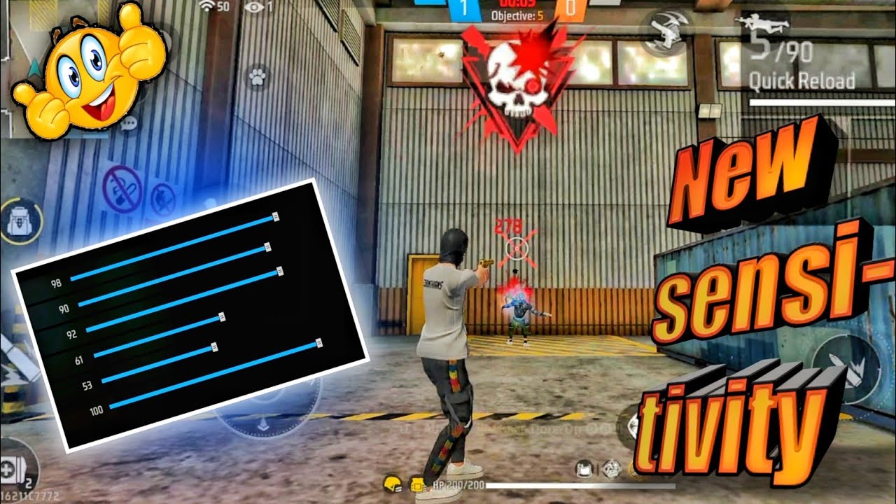 New sensitivity 2023 ff 😲 best sensitivity for headshots || freefire ...