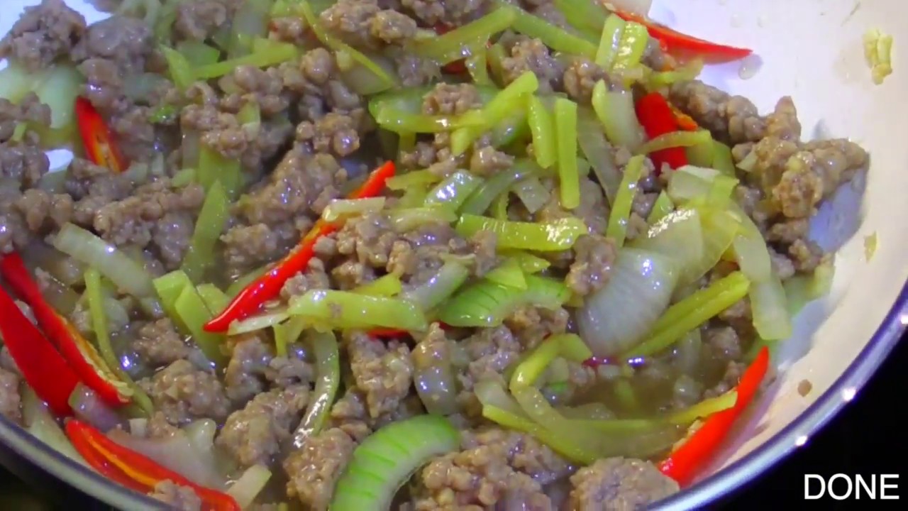 Quick & Easy Ground Pork with Ginger Recipe - YouTube