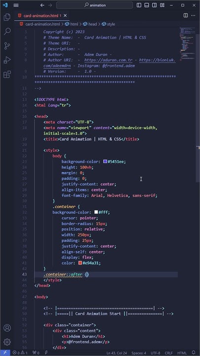 Css Ile Etkileyici Animasyon 🎨🚀 🌟 Kodlama Html Yazılım Programlama Javascript Css Coding