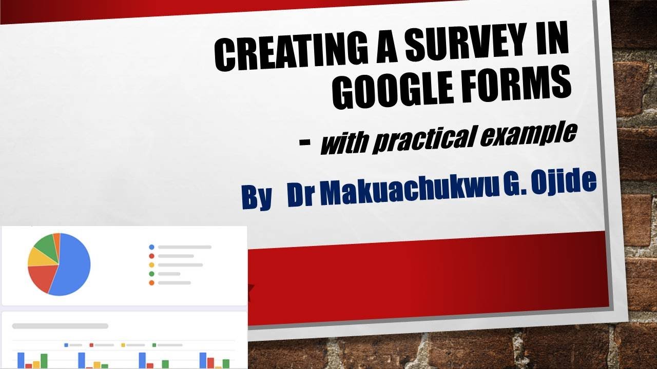 Creating a Survey in Google Forms with practical examples - YouTube