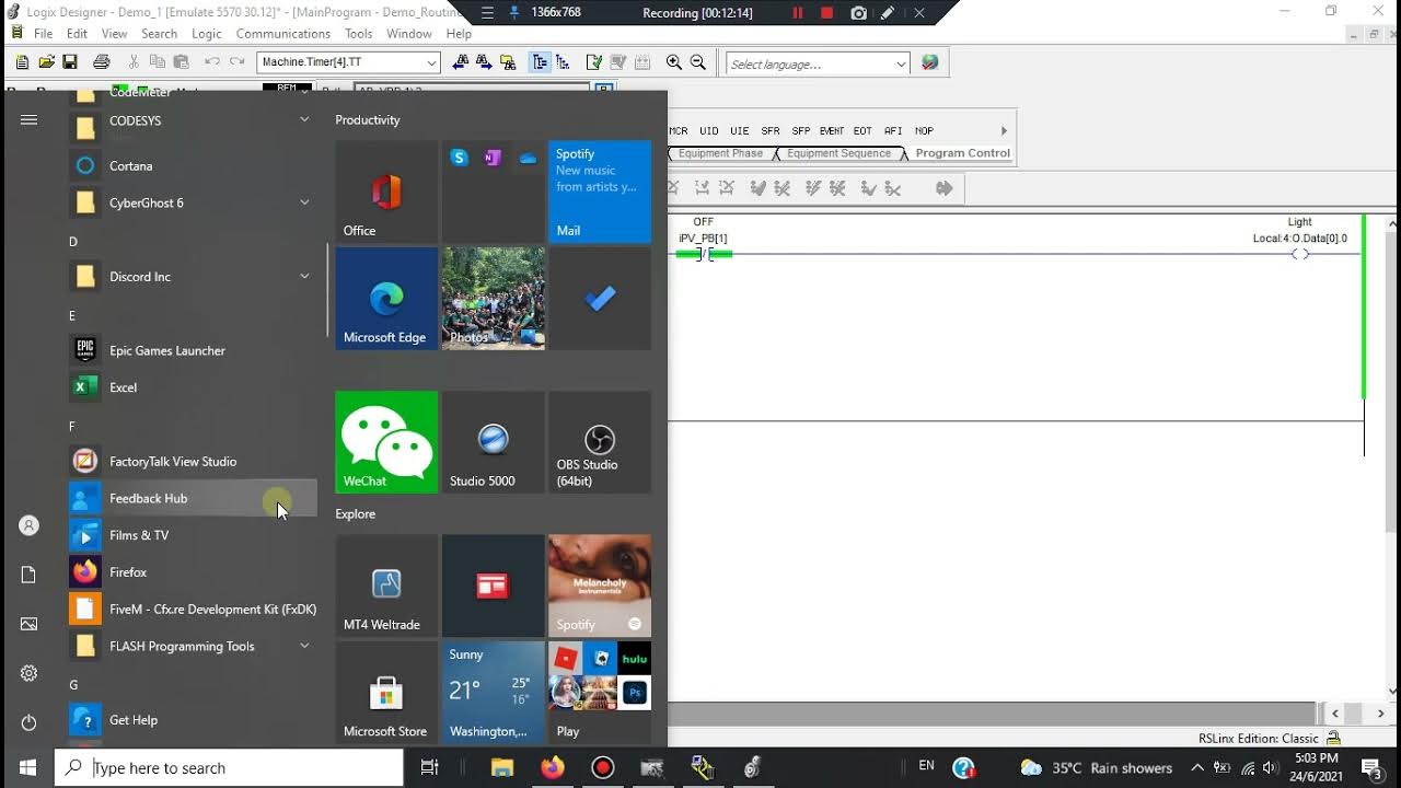 Tutorial: Logix Emulate - Studio 5000 - FactoryTalk View Site Edition - YouTube