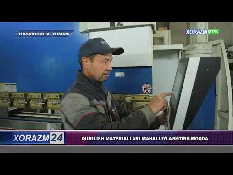 QURILISH MATERIALLARI MAHALLIYLASHTIRILMOQDA 19.12.2024 #xorazmtv #rek #uznews - YouTube