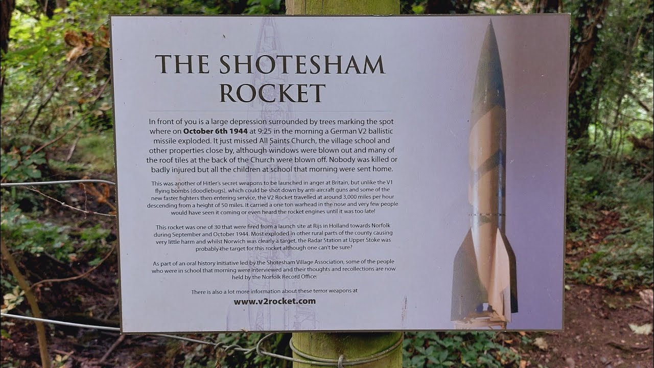 WW2 Local Bomb Site - Circular Walk Through Shotesham Countryside - A ...