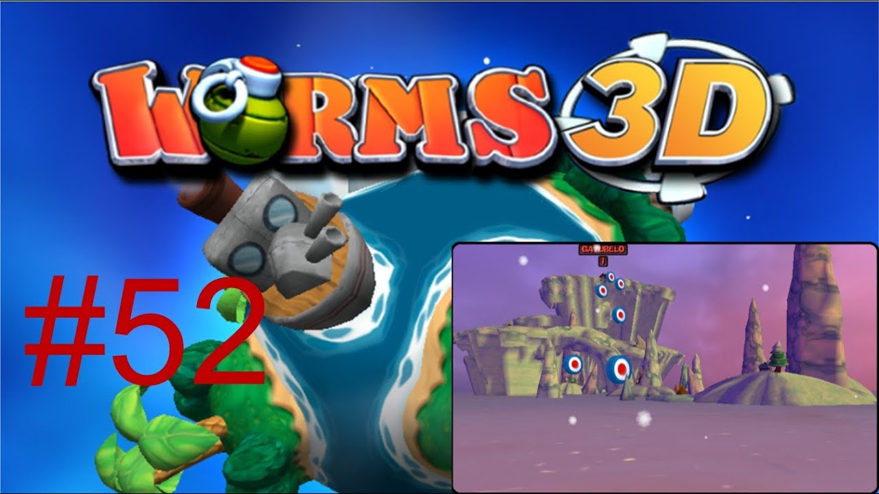 Worms 3D - Capítulo #52 (Desafíos) Desafío del paracaídas 2 - YouTube