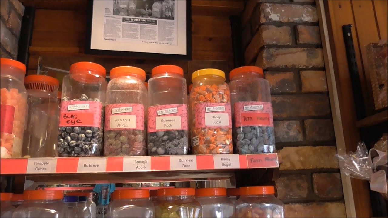 Aunt Sandra's Candy Factory Castlereagh Rd Belfast - YouTube