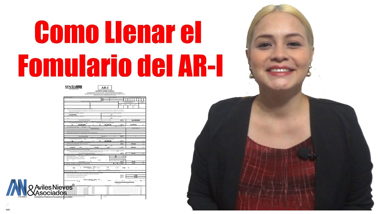 Qué es el AR-I │ Cómo llenar el formulario del AR-I - YouTube