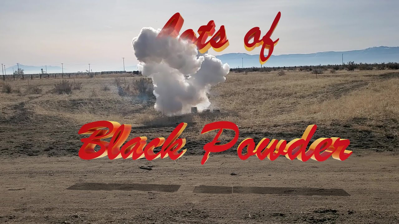 Putting black powder inside ballistic gel - YouTube