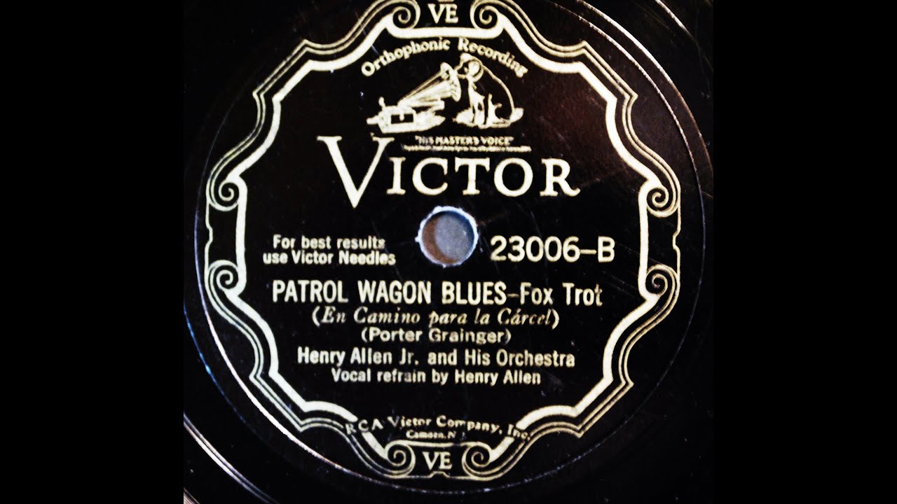 Henry Allen, Jr and His Orchestra: Patrol Wagon Blues 1930 - YouTube