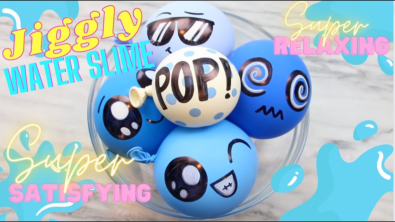How To Make The Most Oddly Satisfying Jiggly Water Slime With Balloons ...