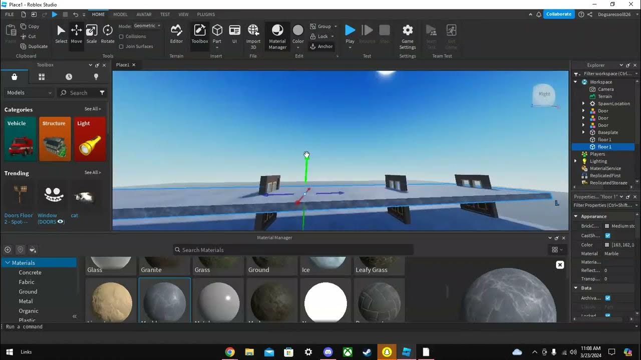 ROBLOX HORROR GAME DEV DAY ONE - YouTube