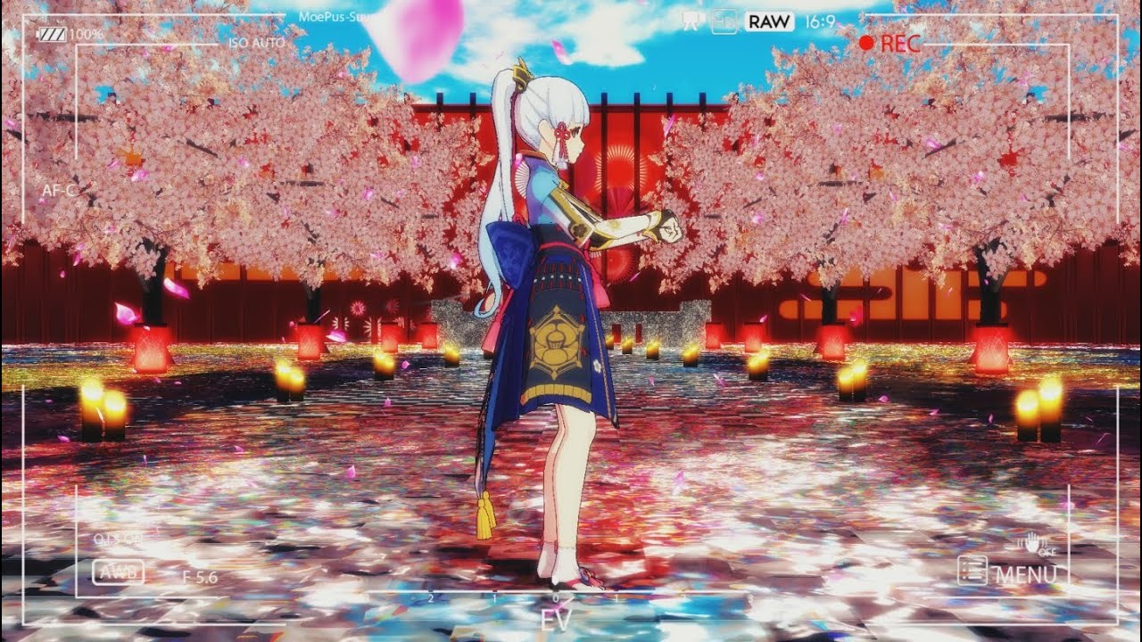 【Genshin Impact MMD／4K／60FPS】Ayaka【極楽浄土】 - YouTube