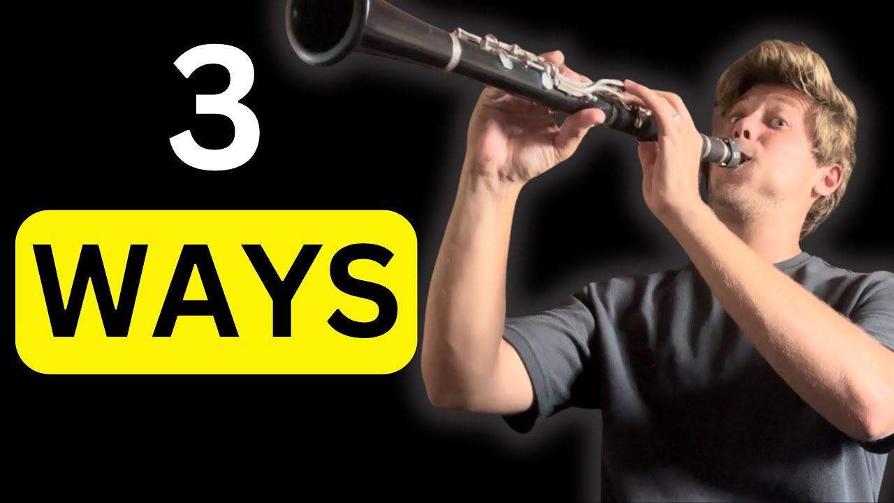 How to finger High Bb on the Clarinet (3 Advanced Fingerings) - YouTube