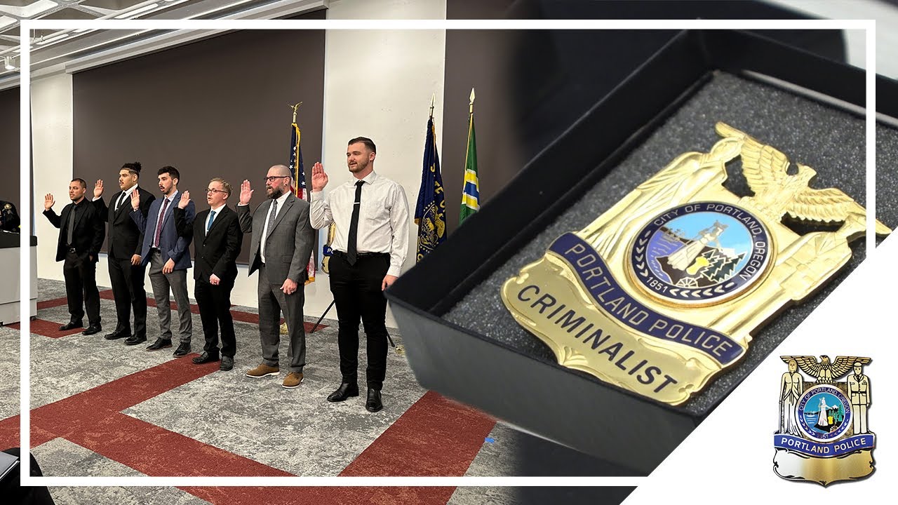 Six police officers sworn in, 14 promotions, professional staff ...