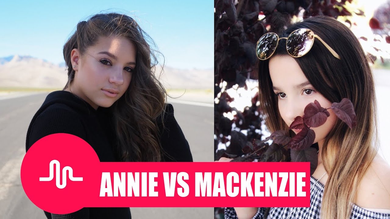 Annie LeBlanc VS Mackenzie Ziegler Musically 2017 - YouTube