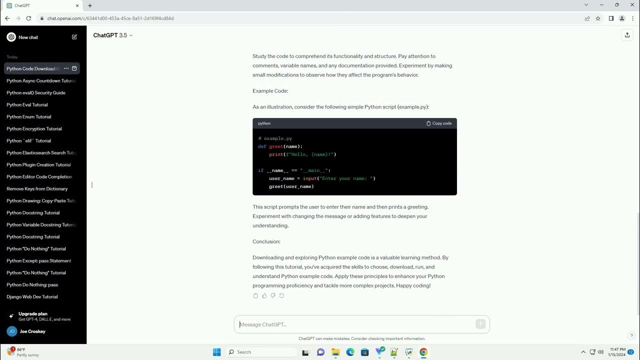 python example code download - YouTube
