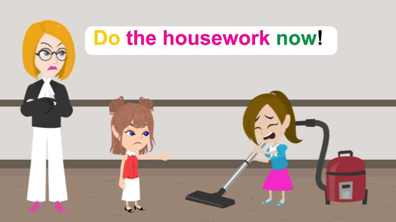 Ella lives in Mrs July's house - English Funny Animated Story - Ella ...