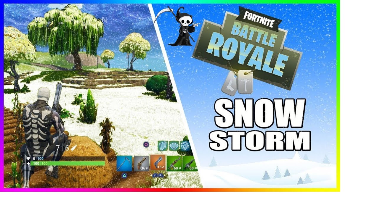 New Snow Storm In Fortnite Is Taking Over...!!!! - YouTube
