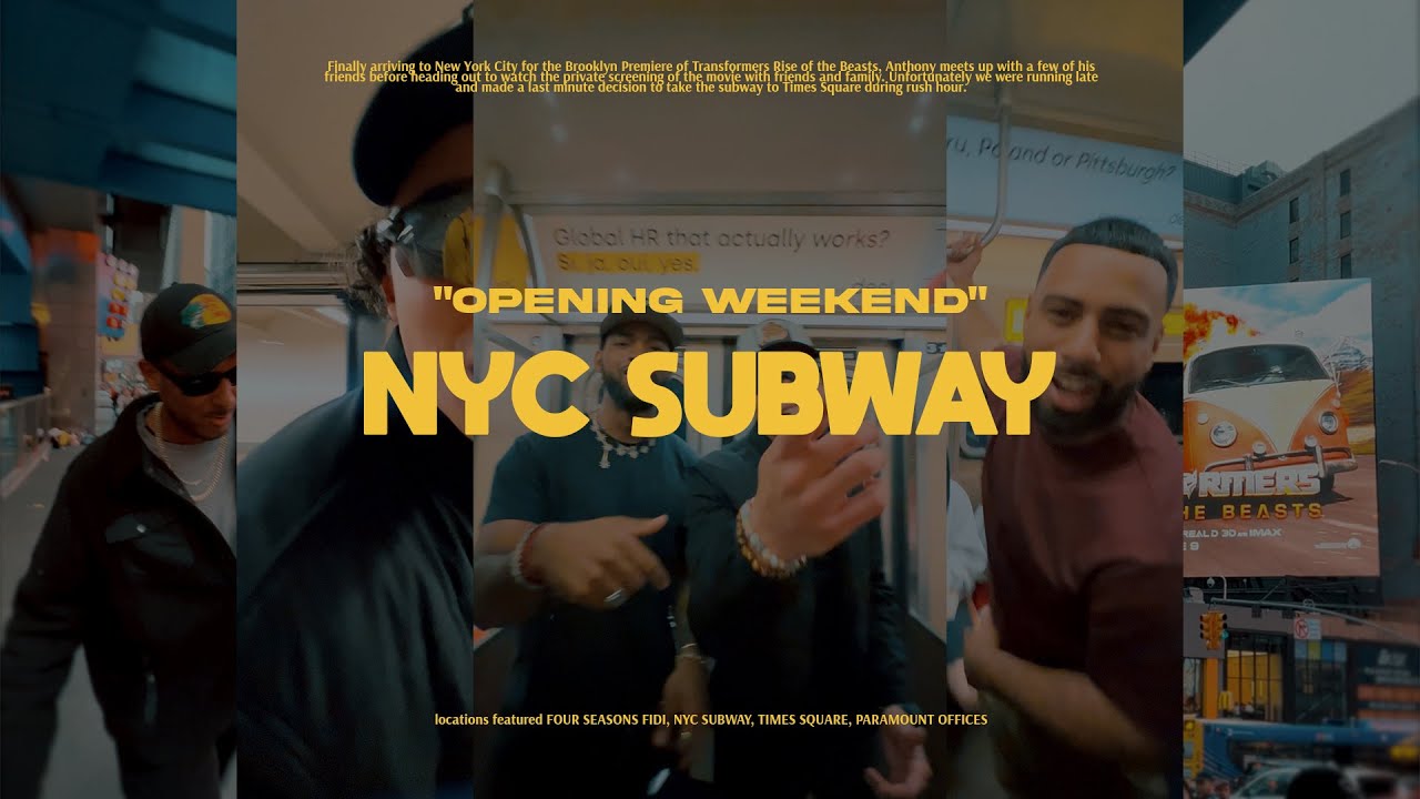 NYC Subway — Transformers Opening Weekend - YouTube