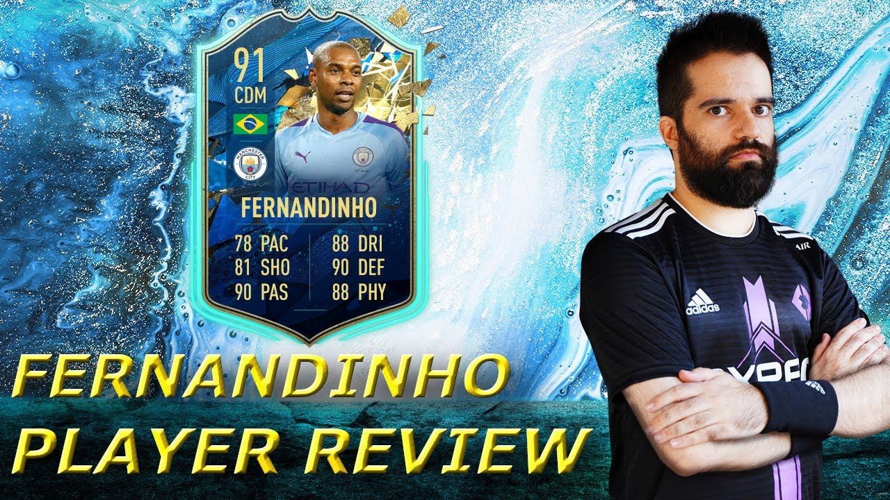 FERNANDINHO 91 TOTS GAMEPLAY REVIEW /// GIOCATORE PAZZESCO /// FIFA 20 ...