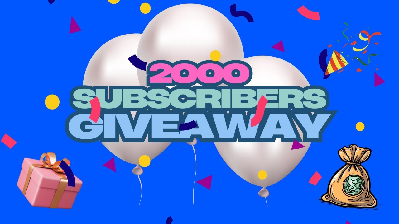 2,000 Subscribers Celebration | Thank You!! - YouTube