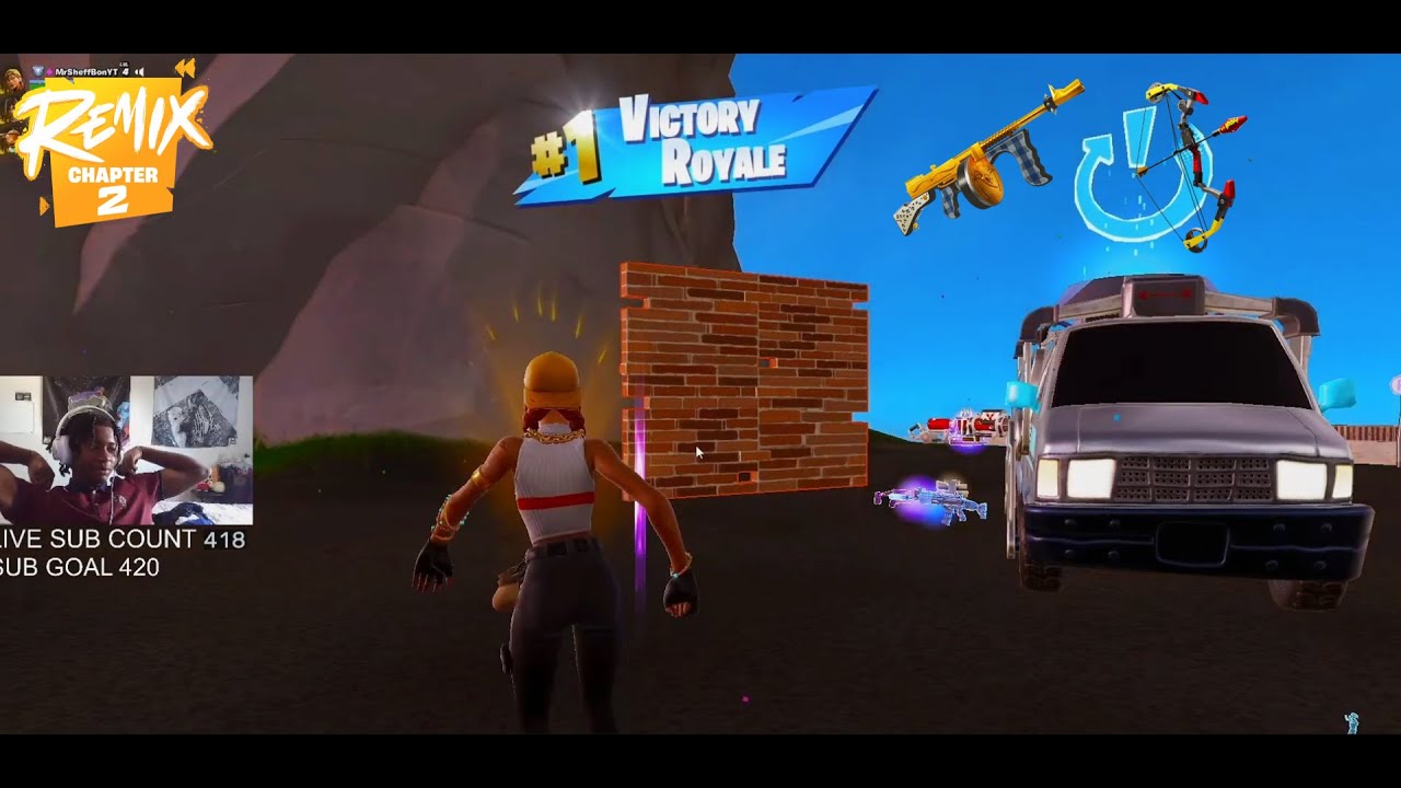 First win in FORTNITE [CHAPTER 2 REMIX RANKED] - YouTube