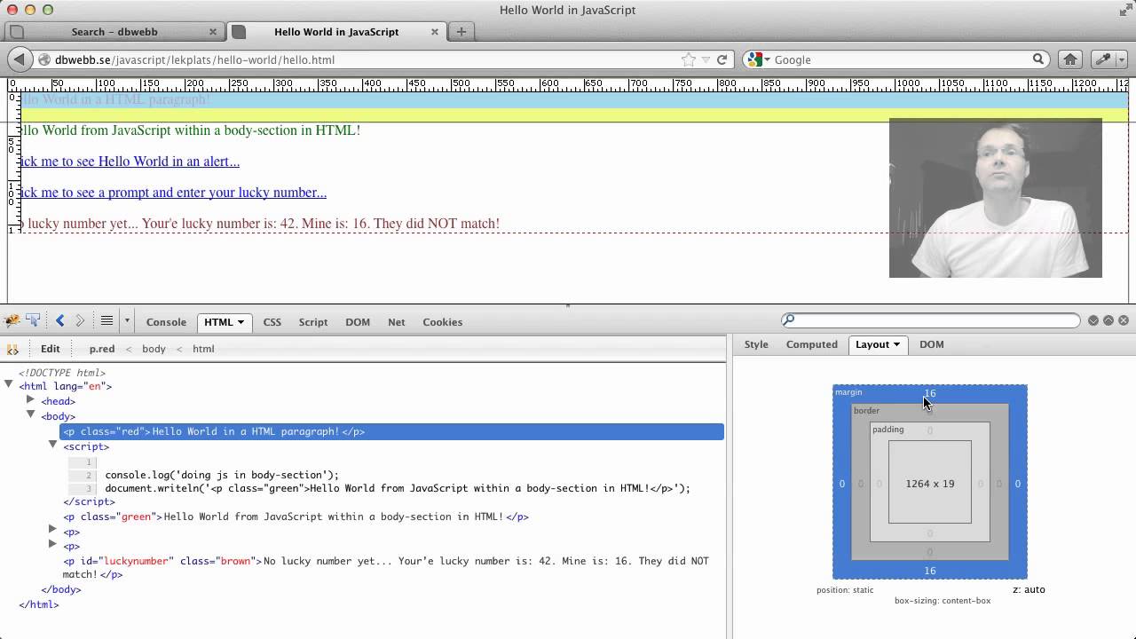 Kursen javascript #10 Debugga med Firebug - YouTube