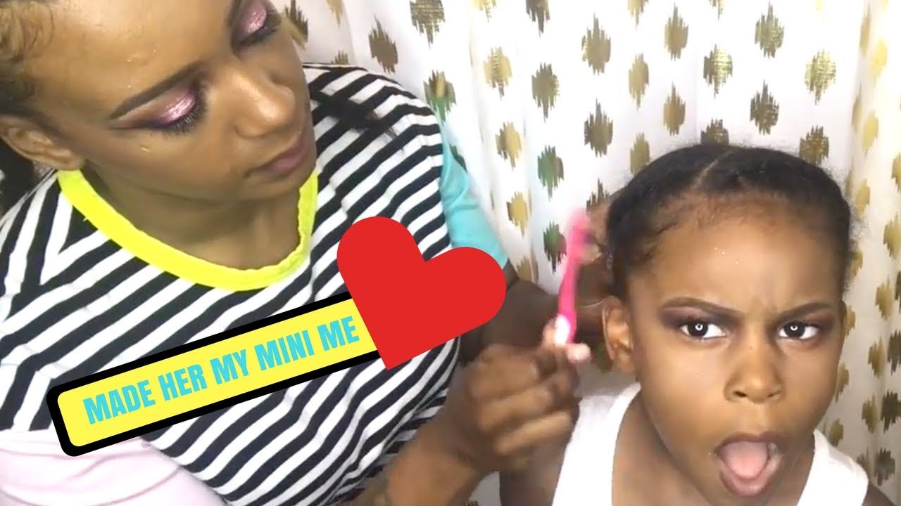 TURNING MY DAUGHTER INTO A MINI ME! - YouTube