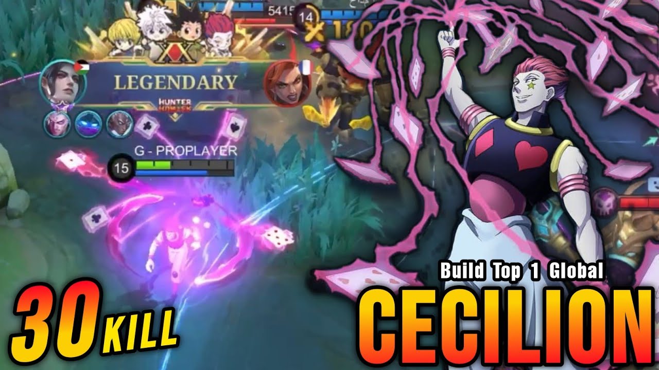 30 Kills!! Cecilion Best Build and Emblem!! - Build Top 1 Global ...