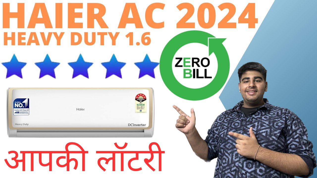 Haier ac 1.6 ton 5 star review 2024 | haier 1.6 ton 5 star heavy duty ...