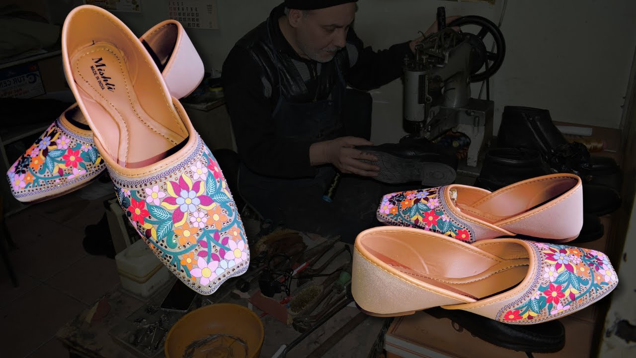 Handmade Leather Shoes Making | Traditional Shoe Making Step by Step ...