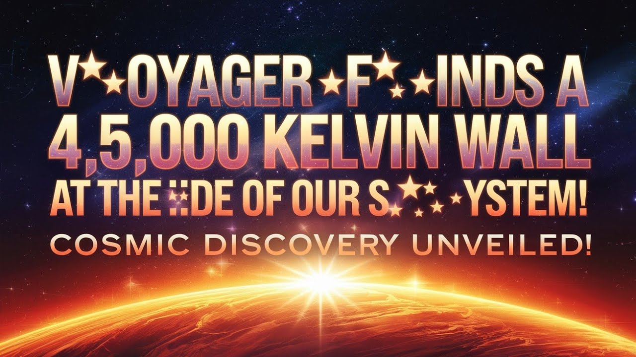 Voyager Finds a 50,000 Kelvin Wall at the Edge of Our Solar System ...