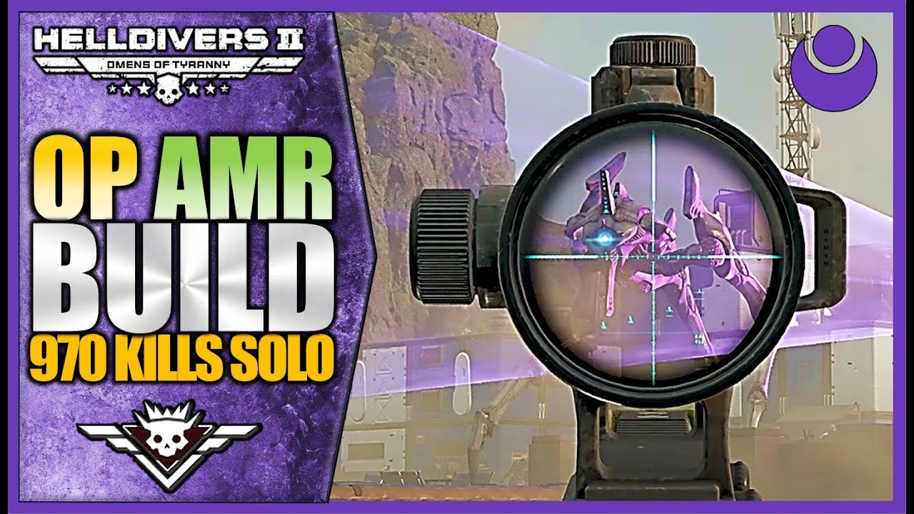 OP AMR Build! SOLO ILLUMINATE Helldivers 2 Super Helldive Full Clear 0 ...