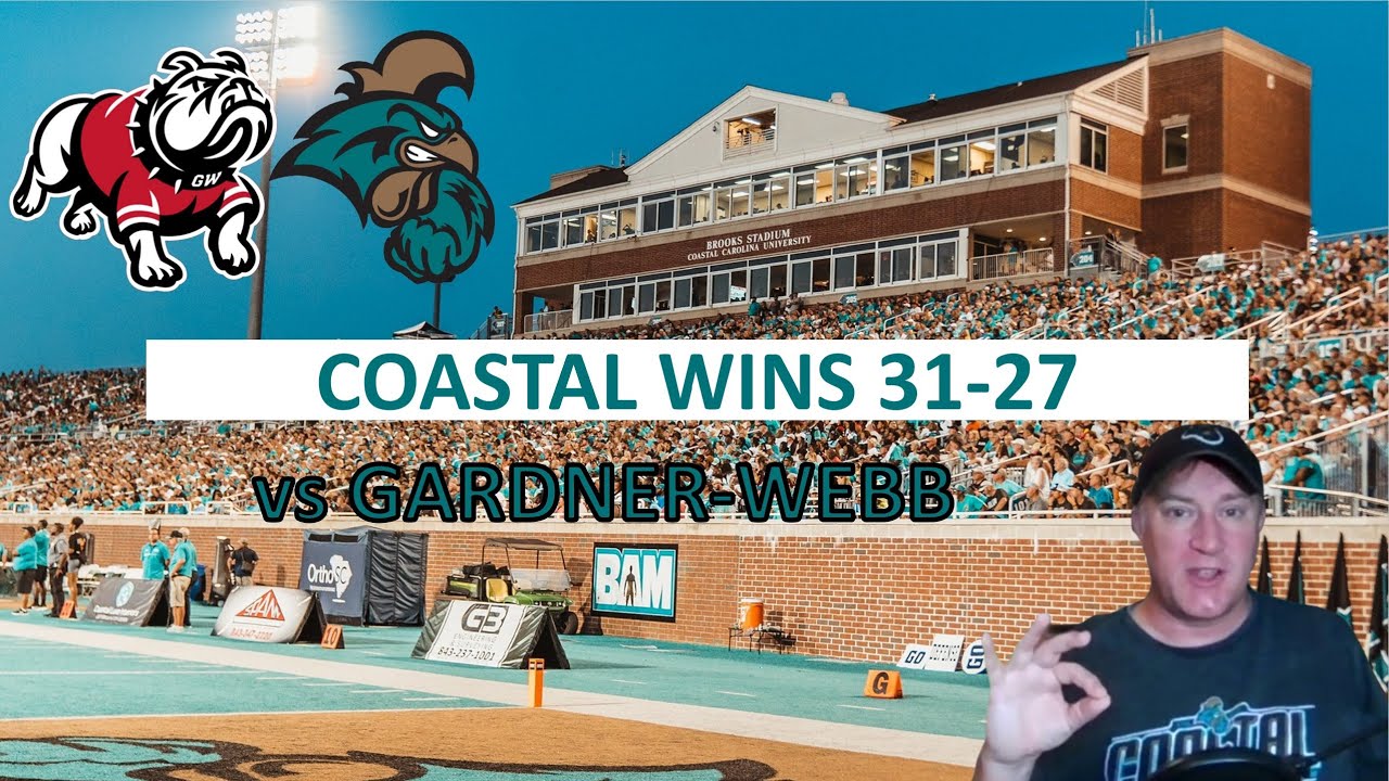 Coastal Carolina 31 Gardner Webb 27 recap - YouTube