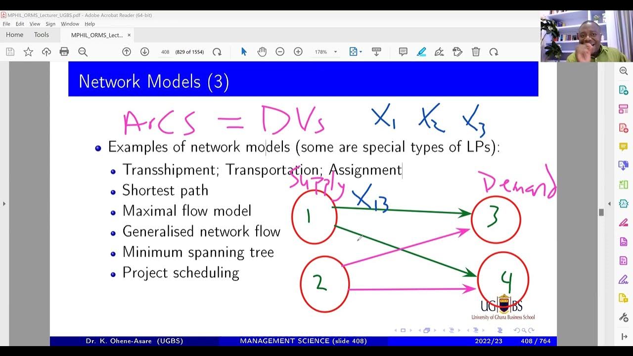 10a Introduction to Network flow Transportation Transshipment ...
