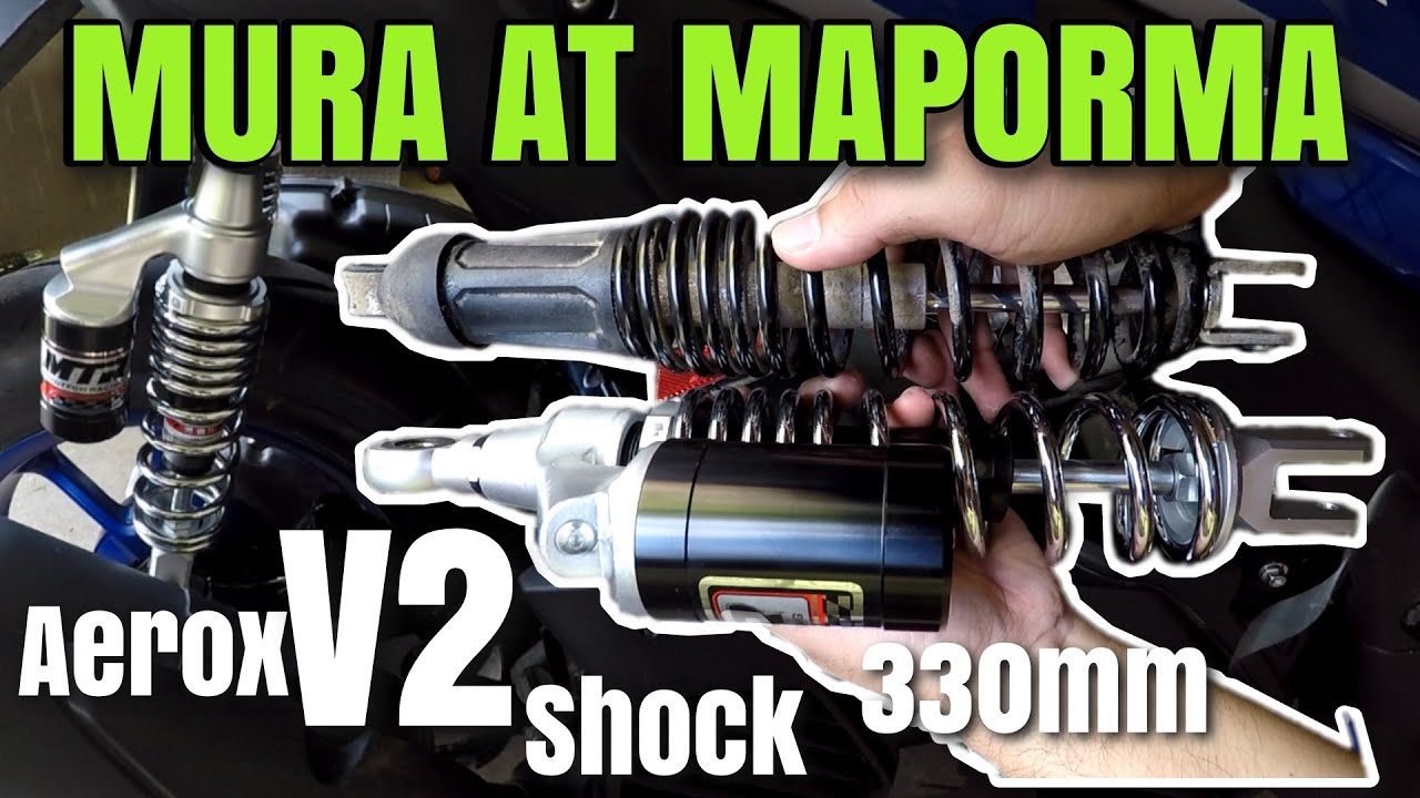 MOTOTECH RACING (MTR) SHOCK FOR AEROX V2 | 330mm | MURA AT MAPORMA ...