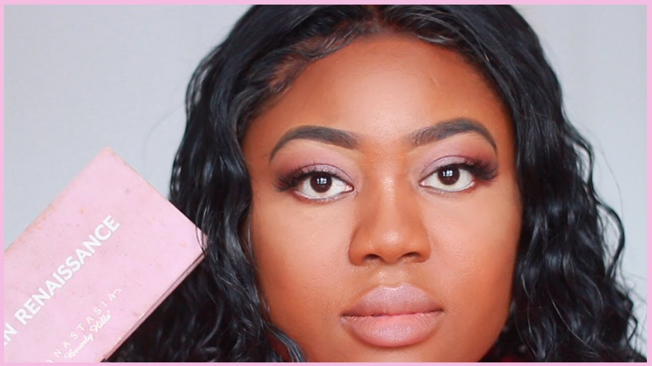Matte SOFT GLAM Makeup for Hooded Eye WOC - YouTube